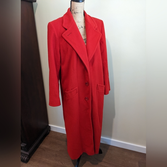 Marvin Richards | Jackets & Coats | Vintage Marvin Richards Red Wool ...